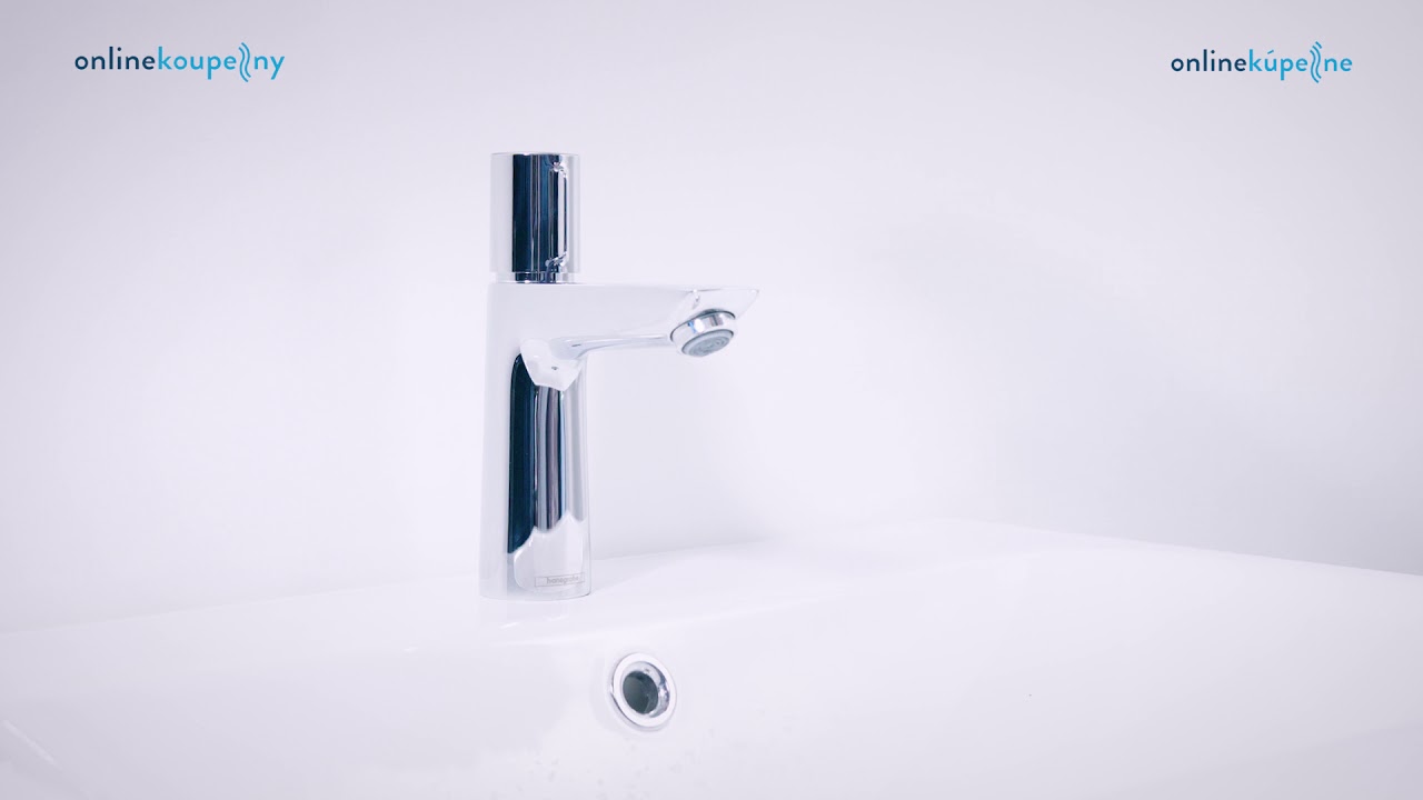 hansgrohe | Talis Select E | Umyvadlová baterie s ovládacím tlačítkem ...