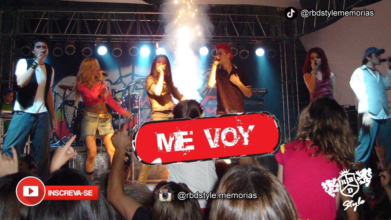 RBD Style Cover - Me Voy - YouTube