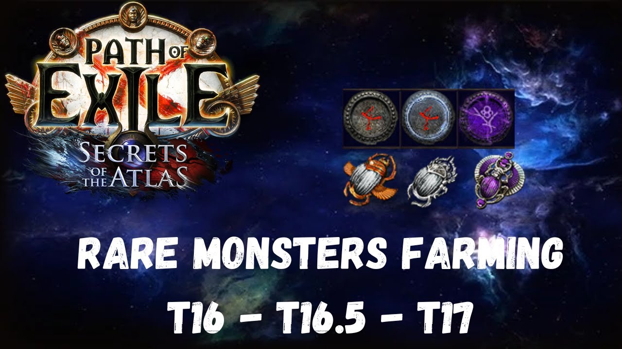 PoE 3.26 RARE MONSTERS SCARAB Farming (My Atlas Strategy) - YouTube