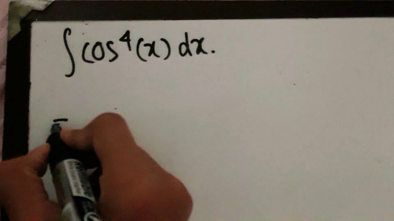 Integration of cos^4(x) - YouTube
