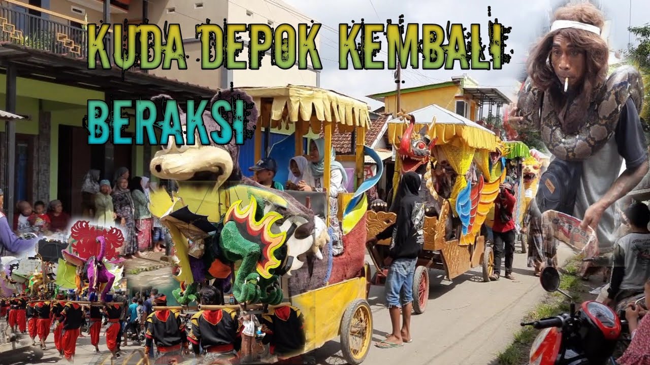 KUDA DEPOK BERAKSI LAGI SIAP MERAMAIKAN JALANAN@kaconkanom - YouTube