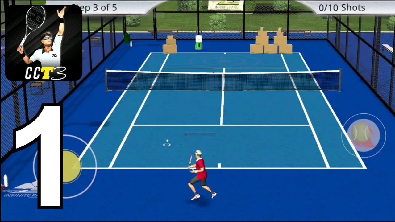Cross Court Tennis 3 - Gameplay Walkthrough | Part 1 - Tutorial (iOS ...