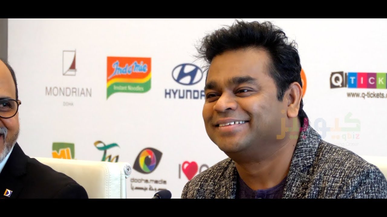 Oscar and Grammy Award Winner A.R. Rahman Press Conference Qatar 2019 ...