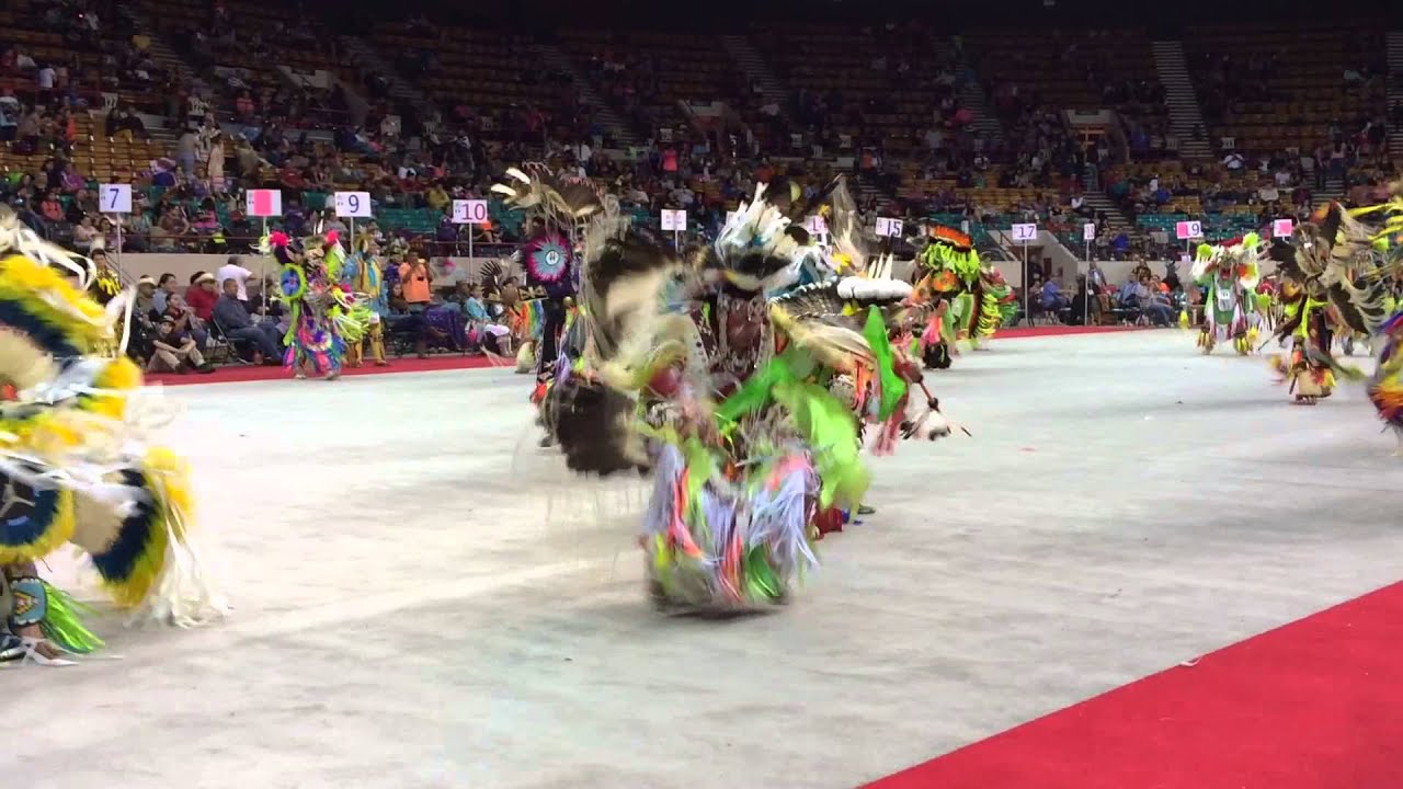 (Southern Slam) Men's Fancy Feather Dance - 2015 Denver March PowWow ...