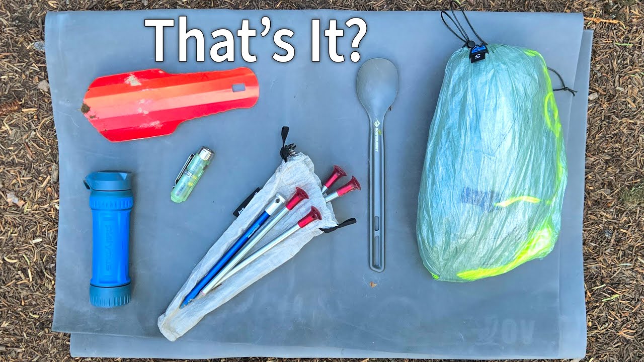 I Tried Extreme Minimalist Backpacking... - YouTube