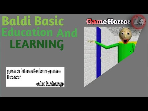 Game horror part 1() baldi basic - YouTube