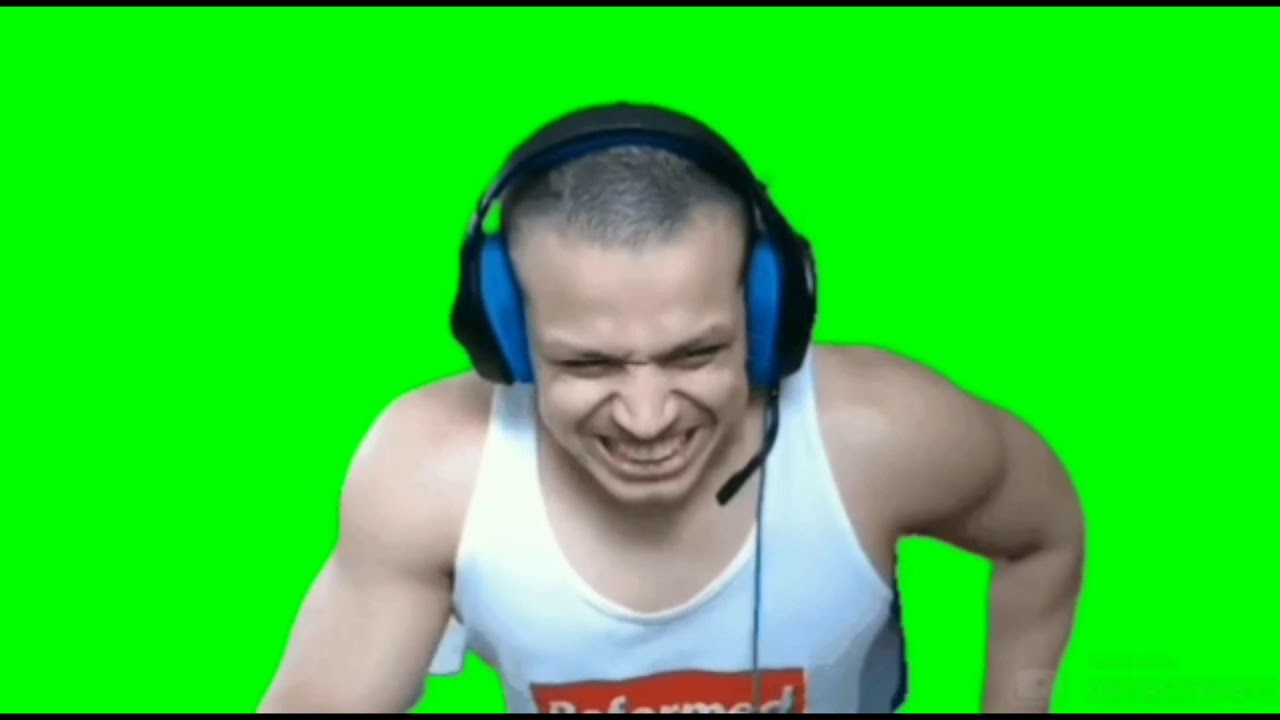 Tyler1 sceam blood rush green screen - YouTube