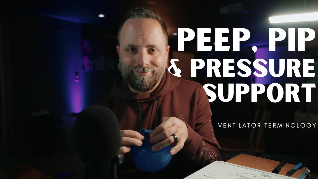 What is PEEP, PIP, & Pressure Support? - Ventilator Terminology - YouTube