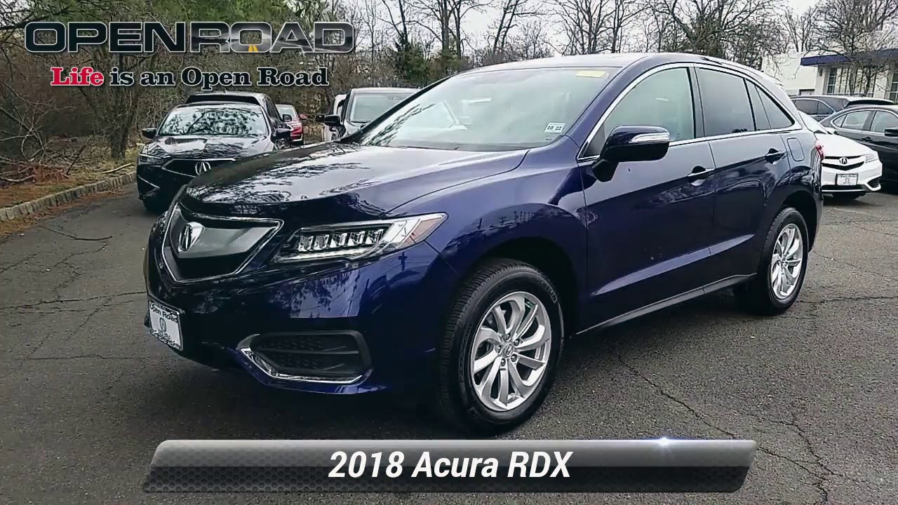 Certified 2018 Acura RDX w/Technology Pkg, Wayne, NJ 28816A - YouTube