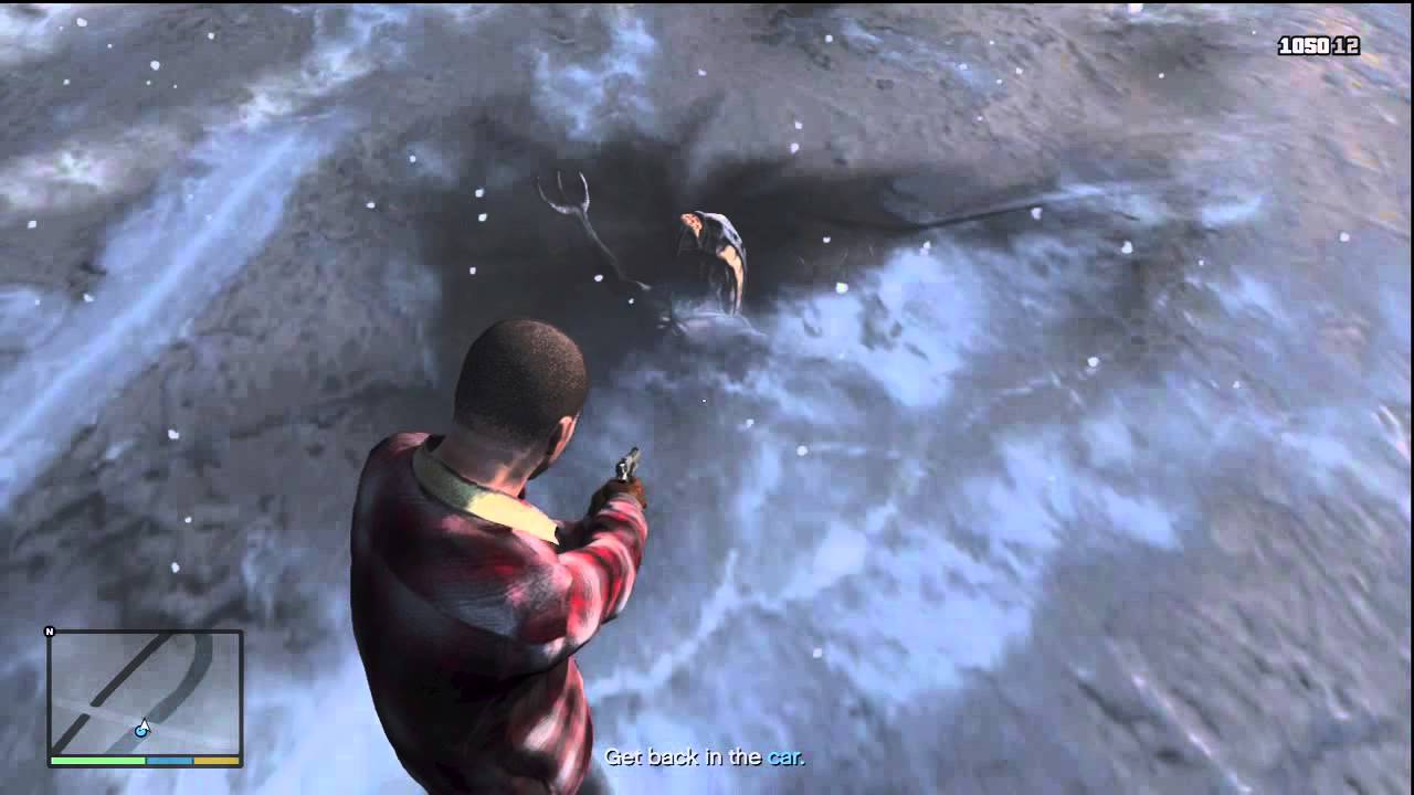 Grand Theft Auto 5 Frozen Alien Prologue Easter Egg (GTA 5) - YouTube