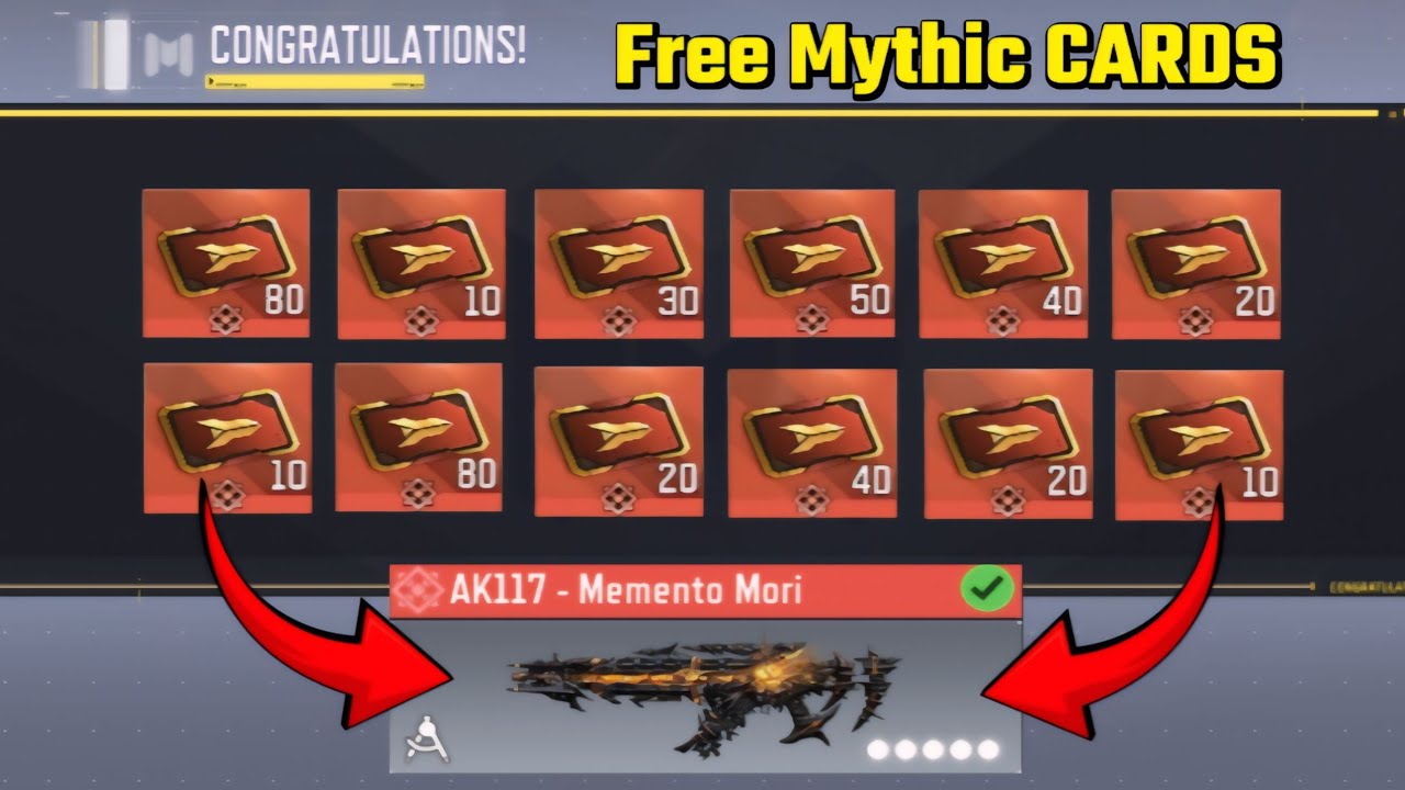 Claim your FREE Mythic Cards and Mythic AK117 - Grim Ending - YouTube