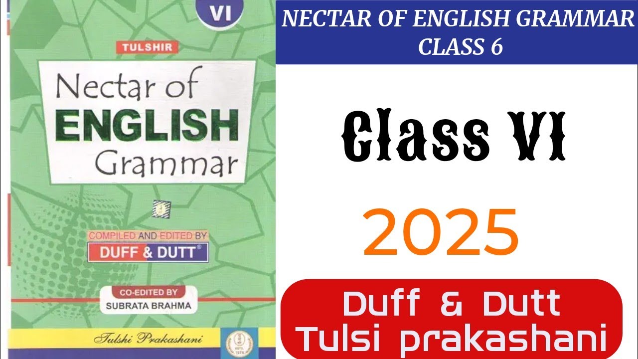Nectar of English grammar class vi - YouTube