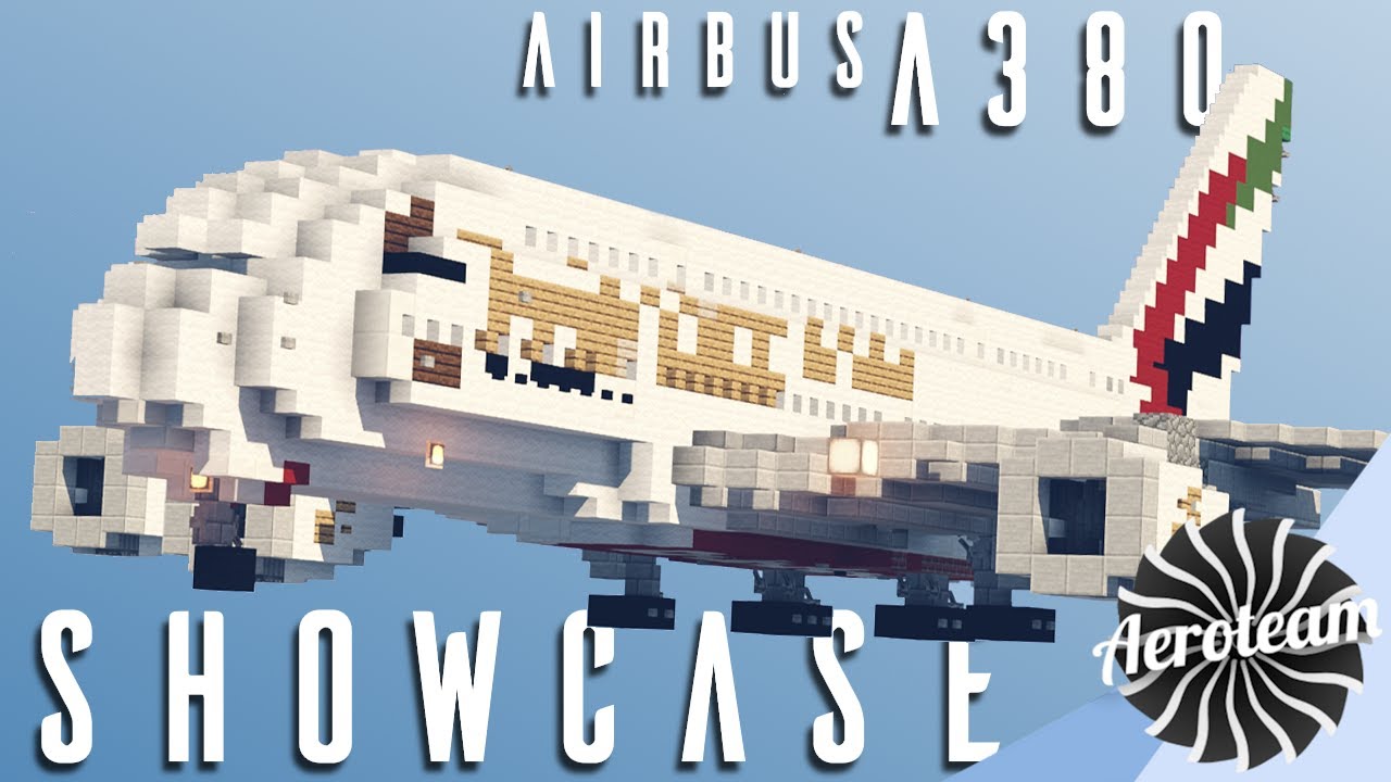 Minecraft Airbus A380 Showcase - YouTube