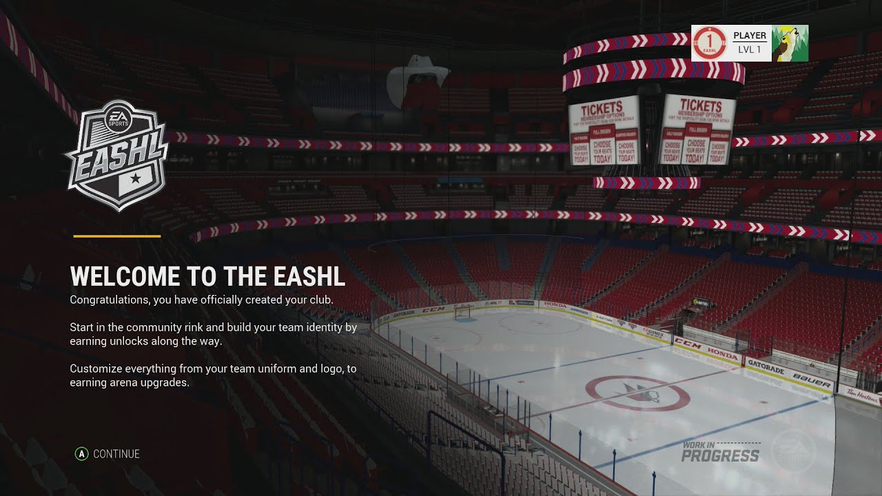 NHL 17 EASHL FIRST LOOK AND CLUB CREATION! - YouTube
