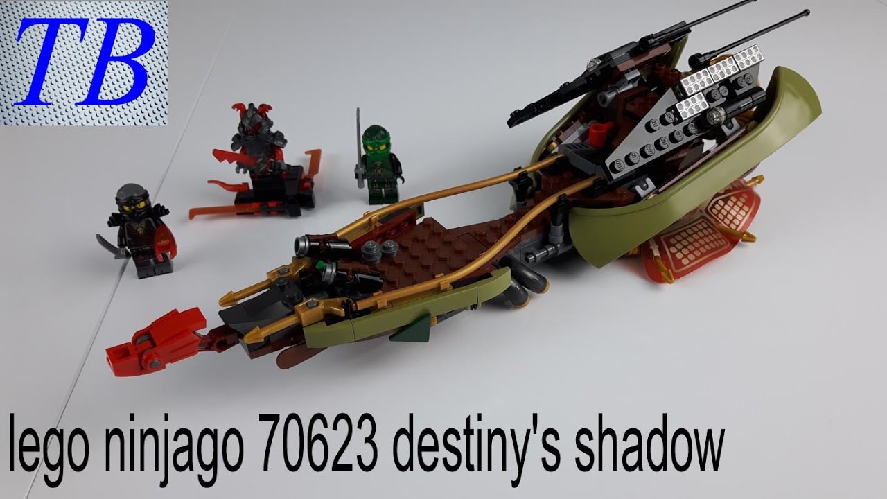 lego ninjago 70623 destiny's shadow - lego speed build - YouTube