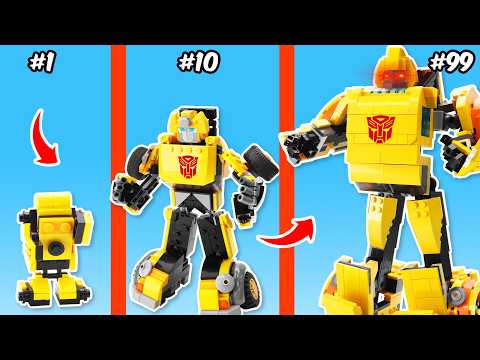 LEGO Transformers: De Bumblebee Básico a Definitivo | BEAR Bricks SPANISH