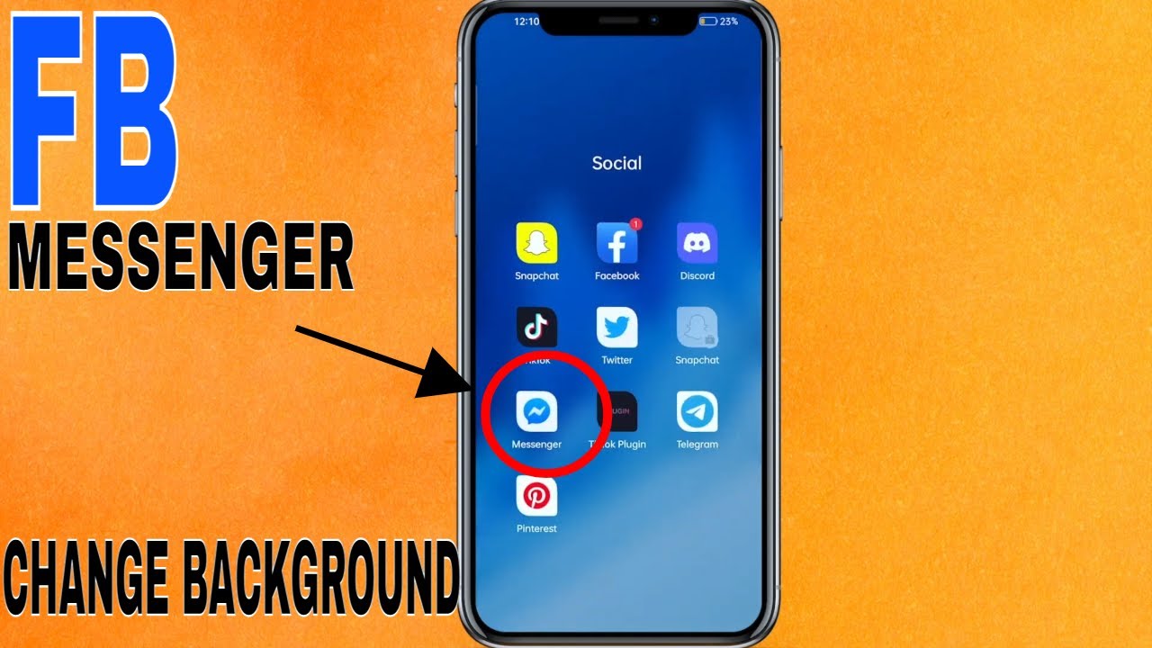 How To Change FB Messenger Background 🔴 - YouTube