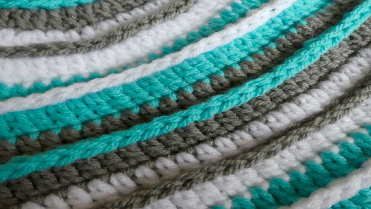 How to Make The Horizontal Texture Single Crochet Stitch - So Much ...