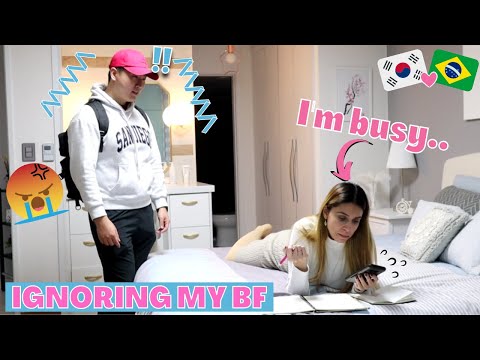 Ignoring My Korean Boyfriend When He Arrives At Home (Cute Reaction)