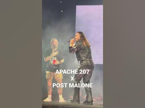 APACHE 207 Live bei POST MALONE Konzert - Köln 2023 - YouTube