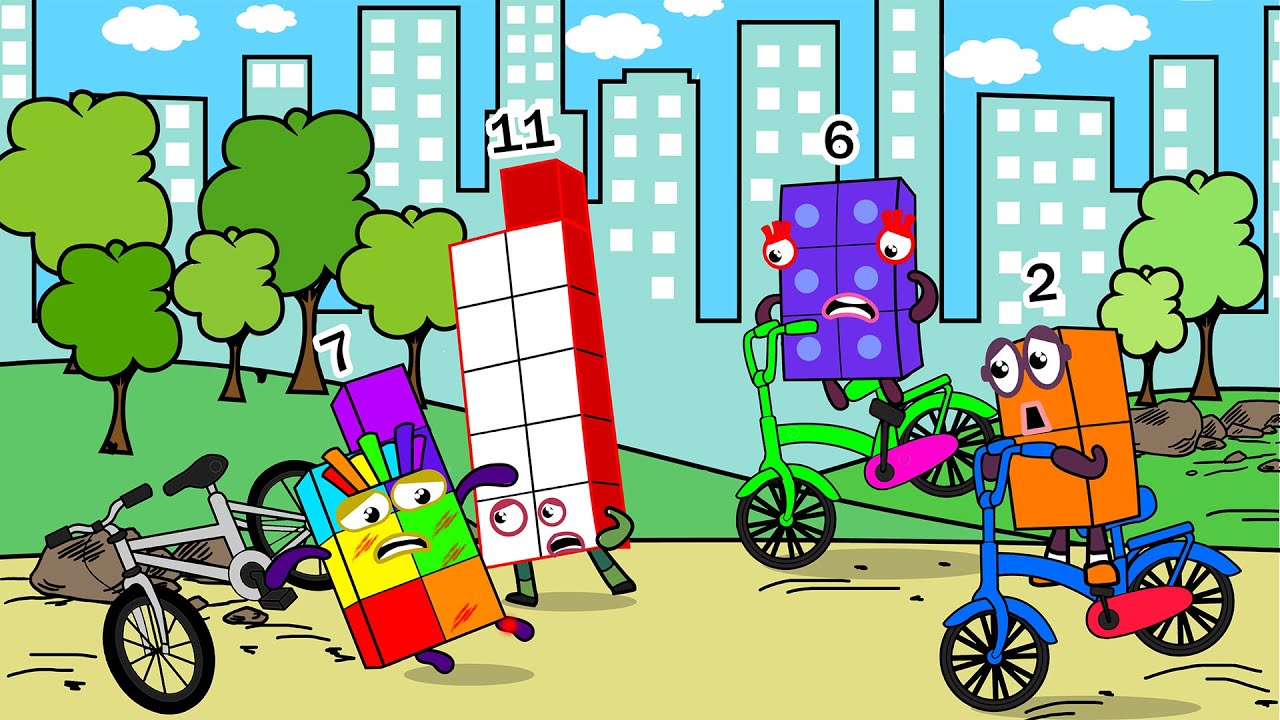 Oh no!!! Nb 7 Tripped On A Rock And Fell | Numberblocks Fanmade ...