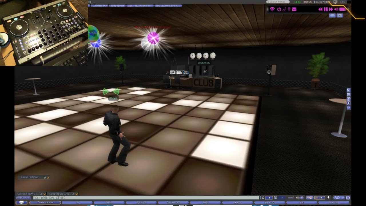 Second LIfe : DJ LIve Set - YouTube