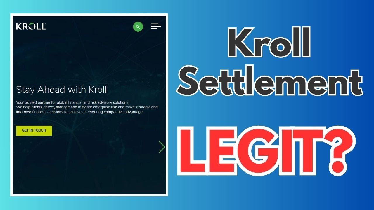 Kroll.com Reviews - Is Kroll Settlement Legit or a Scam? - YouTube