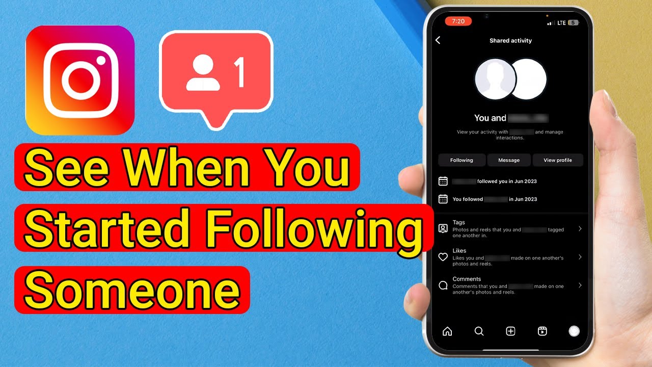 How to See when you Started Following Someone on Instagram - Easy Guide ...