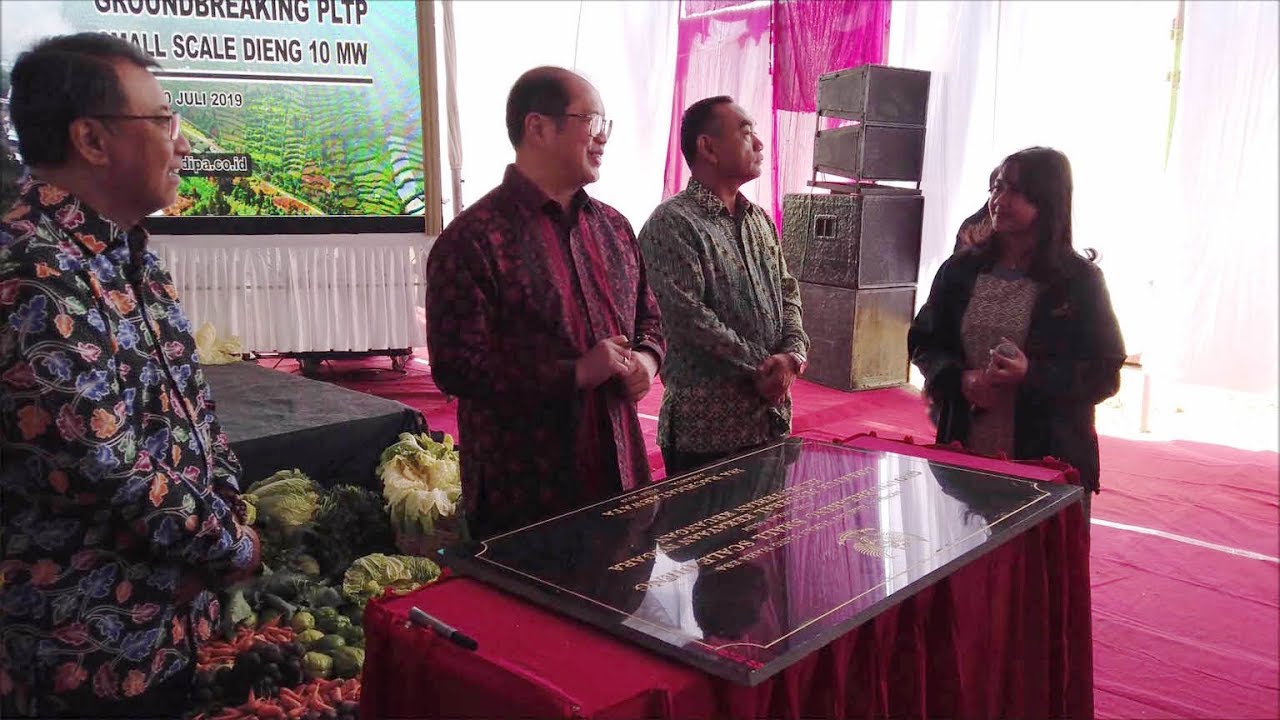#Ceremonial - Groundbreaking PLTP Small Scale Dieng 10 MW | PT Geo Dipa ...