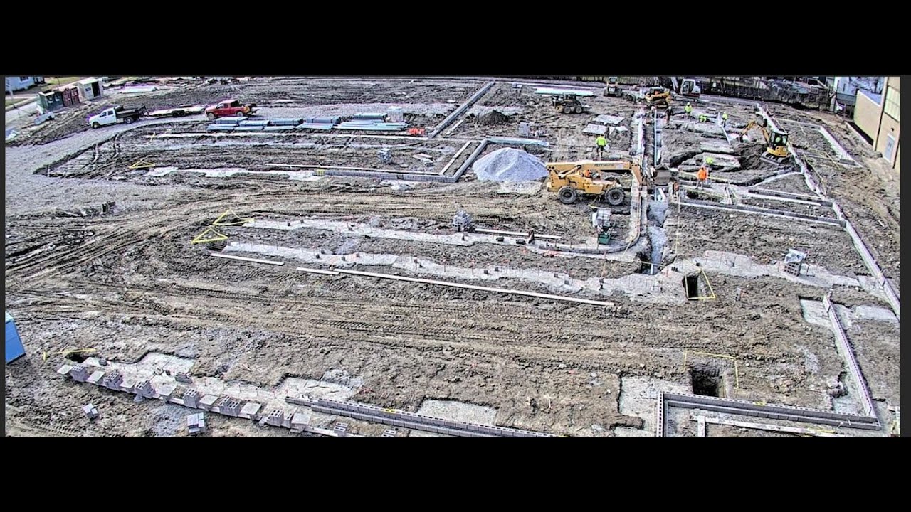 Fairport Construction Project Time Lapse Video - Part 1 - YouTube