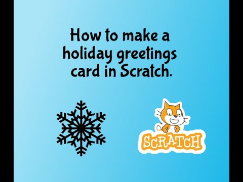 How to Make a Holiday Card in Scratch (Easy Beginner Tutotial) - YouTube