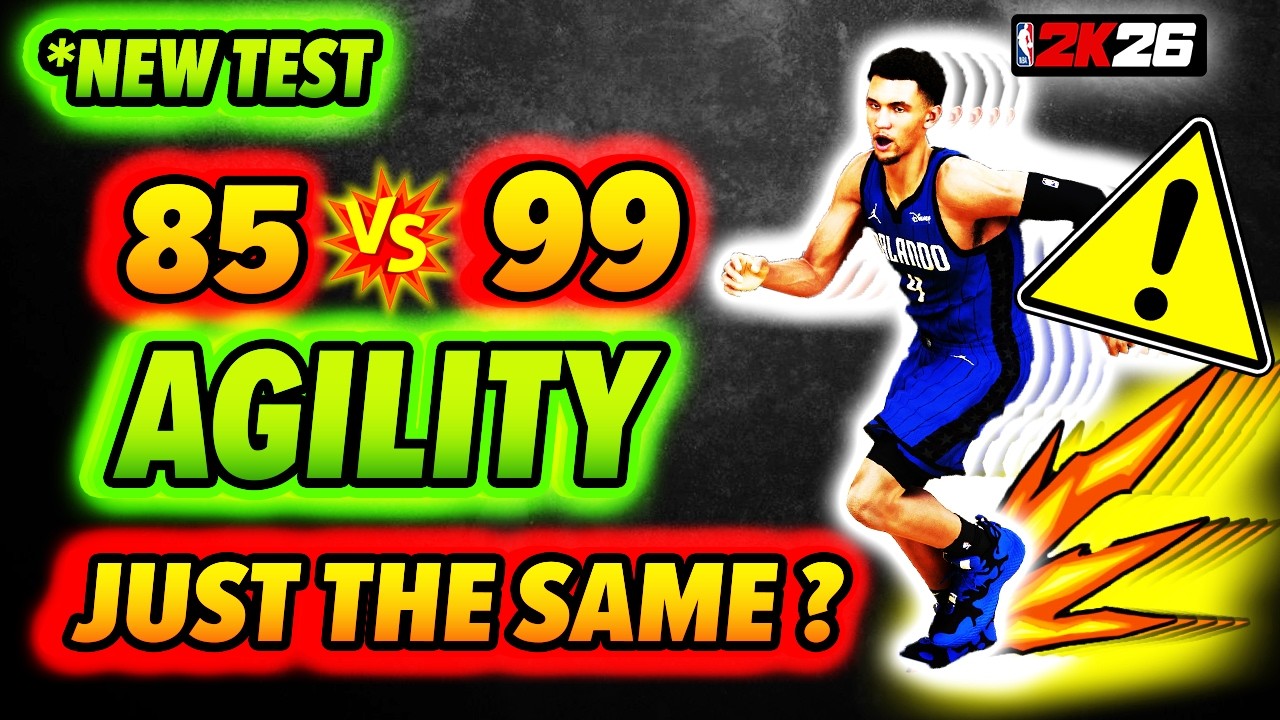 NEW TEST: 85 and 99 Agility are just THE SAME? :NBA 2K26 SEASON 4 - YouTube