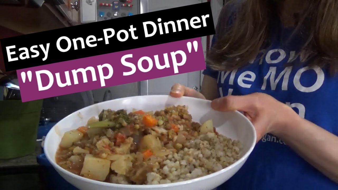 Easy One-Pot Vegetable "Dump Soup" - Oil-Free - YouTube