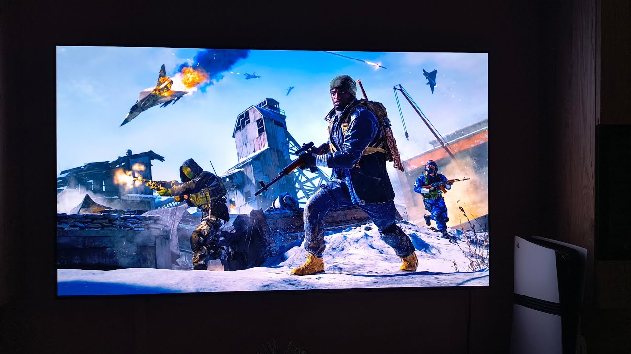 Call of Duty Warzone PS5 PRO OLED SAMSUNG 95C - YouTube