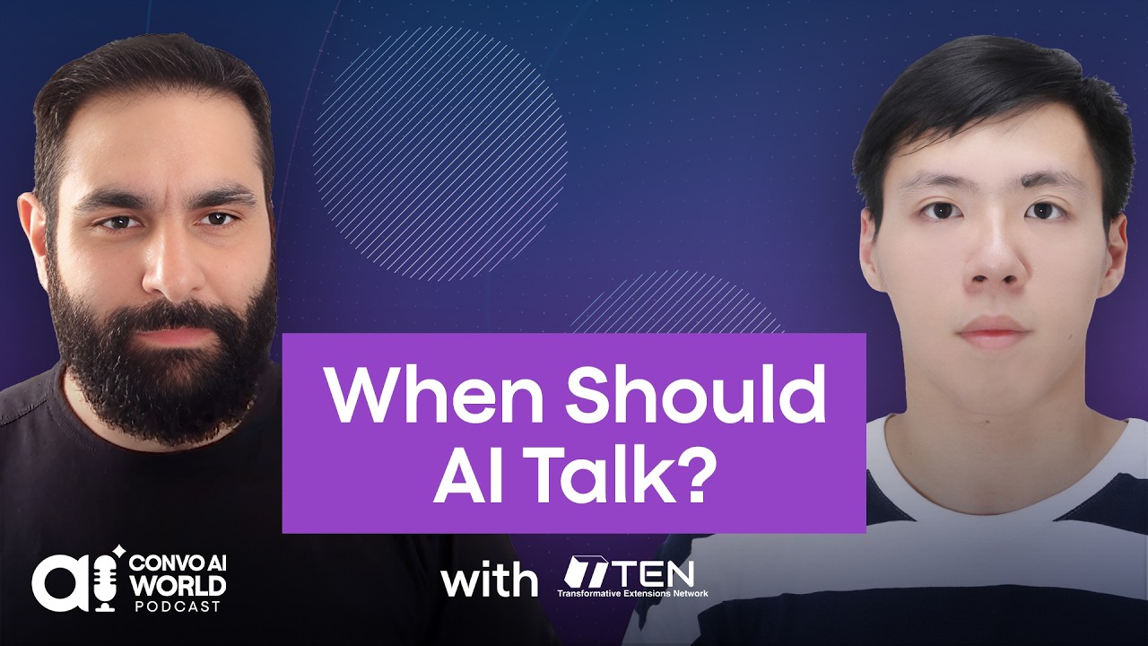 The Key to Natural AI Conversations: Voice Activity Detection (VAD) with TEN’s Ziyi Li - YouTube