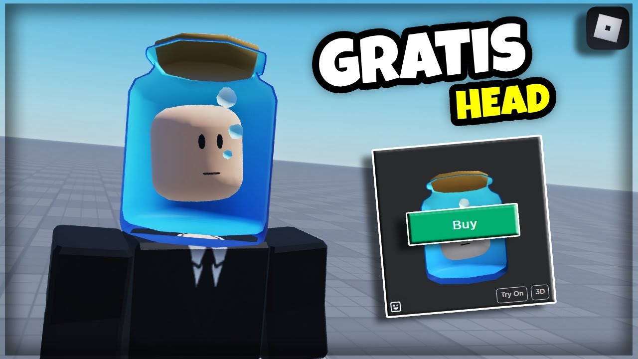 Limited FREE ITEM • Como conseguir o ANIMATED HEAD IN A JAR | Roblox BR ...