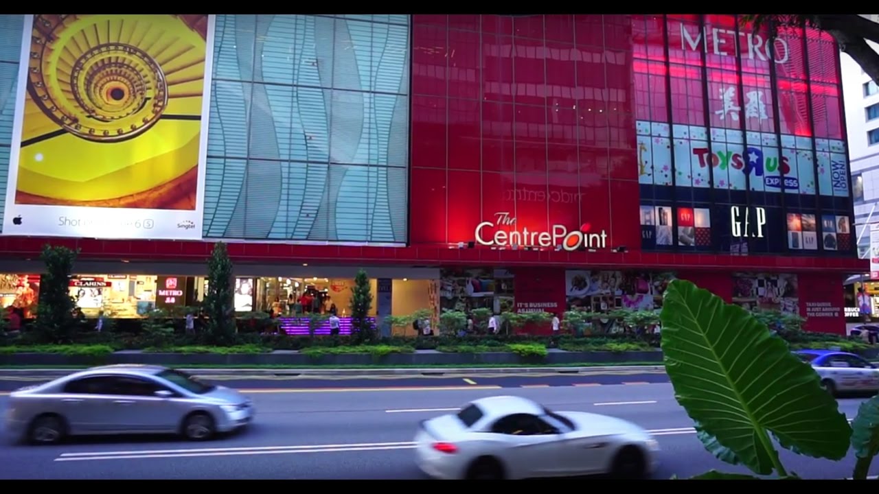 Singapore, Orchard Rd, walking from Centre Point to Orchard Plaza - YouTube