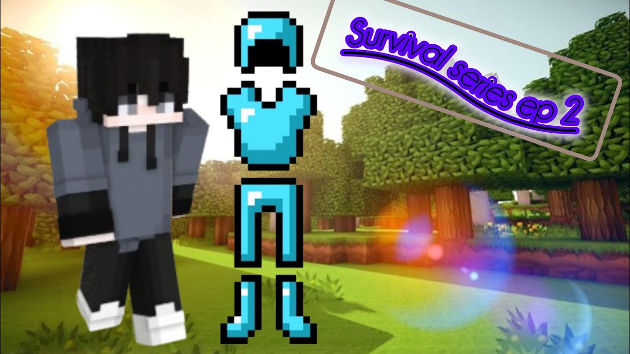 Covering me with diamond armour survival series ep 2 - YouTube