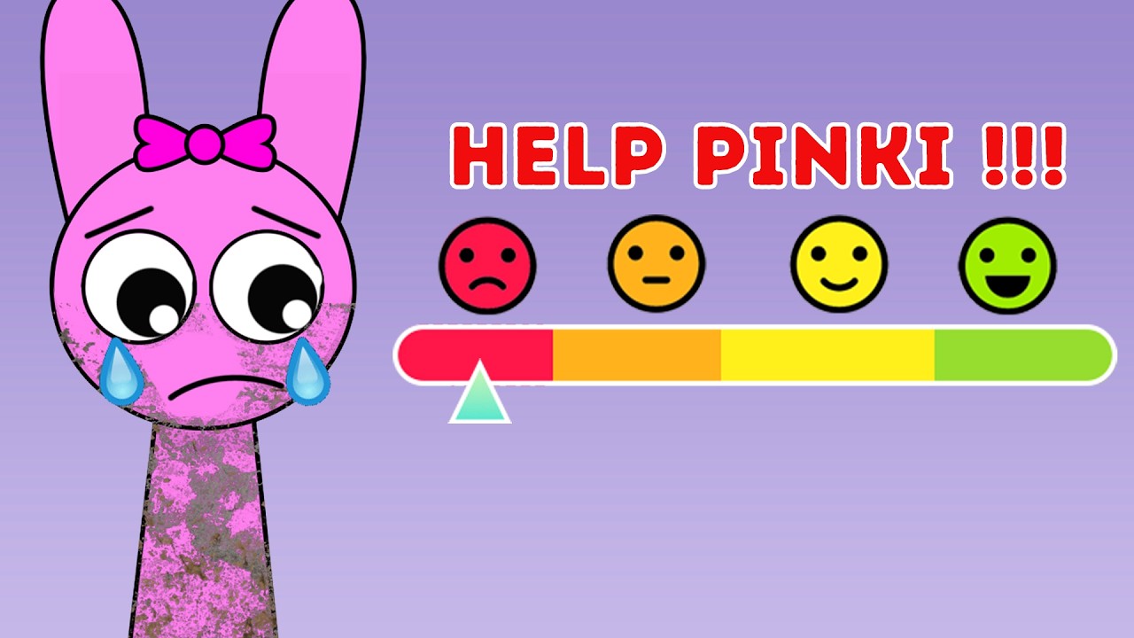 PINKI is SAD Helping PINKI | Sprunki | Inspired by ⁠@yafofaa | EP 1 ...