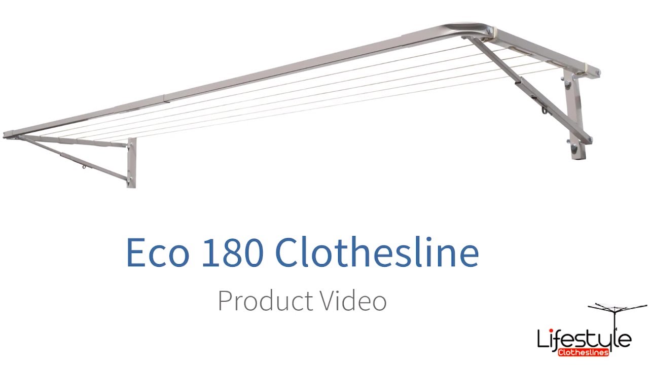 Eco 180 Clothesline Product Video - YouTube