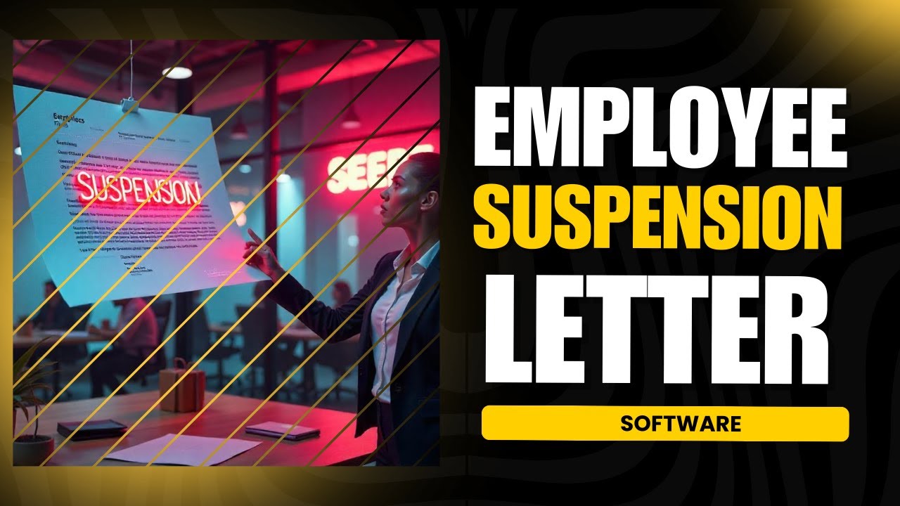 What is Employee Suspension Letter | Meaning of Suspended | Elements ...