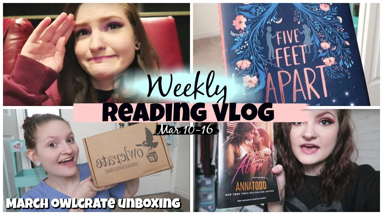 MY THOUGHTS ON THE FIVE FEET APART MOVIE/BOOK WEEKLY READING VLOG | MAR ...