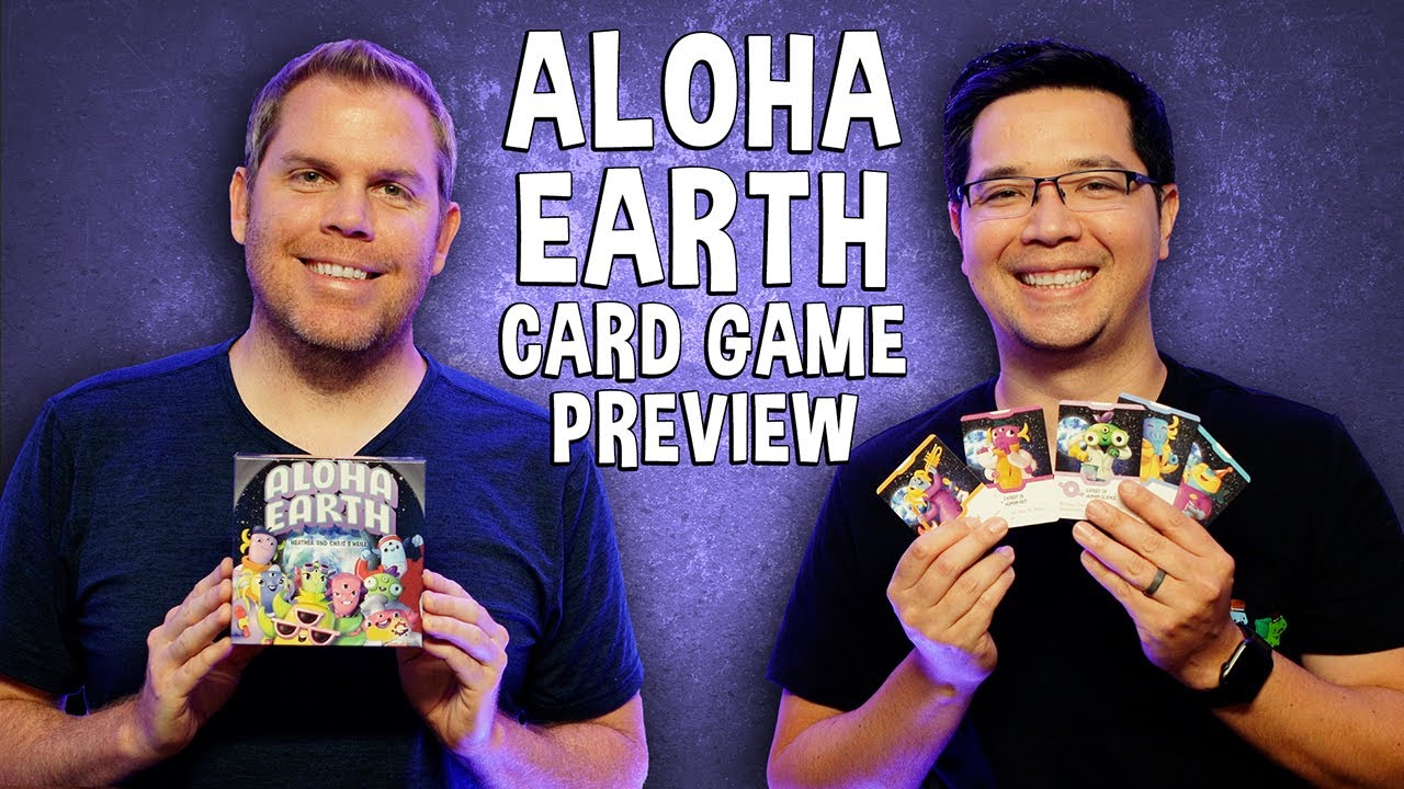 Preview of Aloha Earth - Funny Alien Party Game Coming to Kickstarter ...