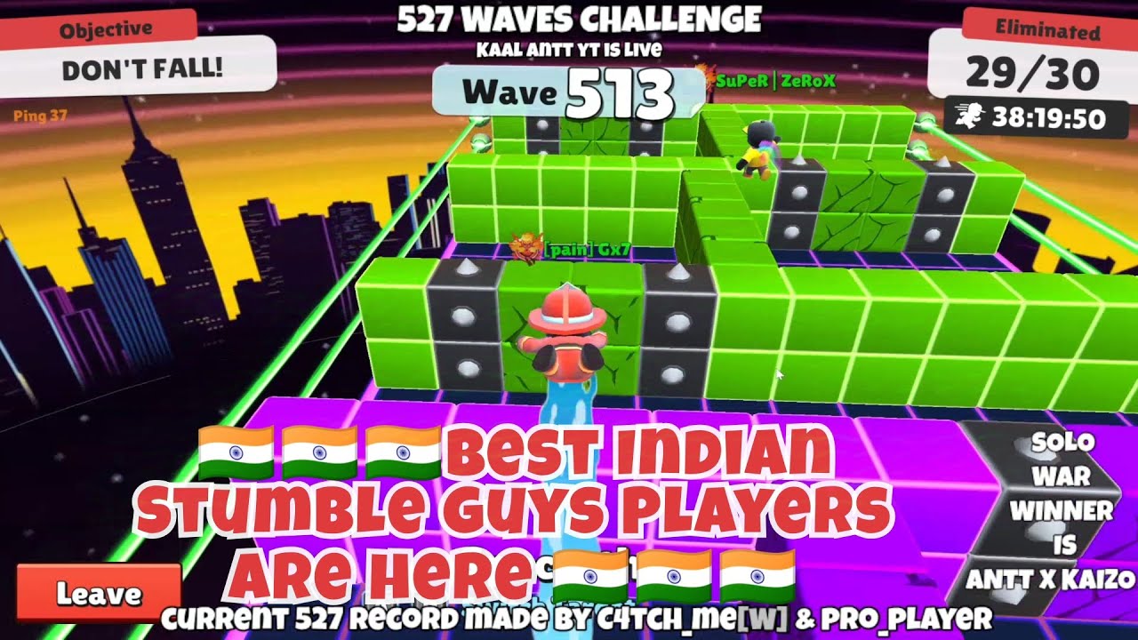 🇮🇳 Best Indian Stumble Guys Players are Here | Best stumble guys player ...