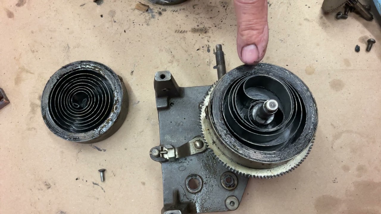 906. Take notes on which way your original phonograph springs are in ...