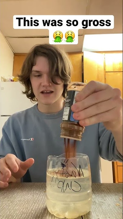 The Nastiest Drink Made Yet ๐คฎ๐คฎ๐๐ Shorts Trending Food Viral
