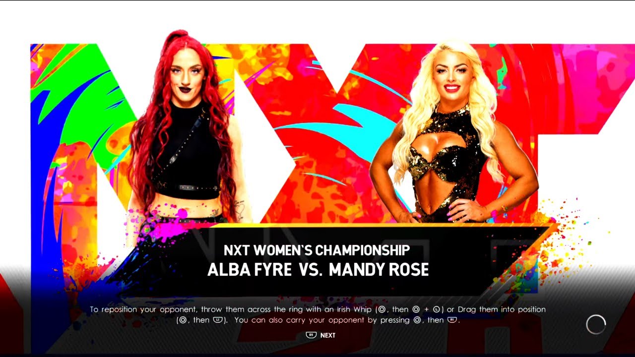 NXT Mandy Rose vs Alba Fyre in a Last Woman Standing Match for the NXT ...