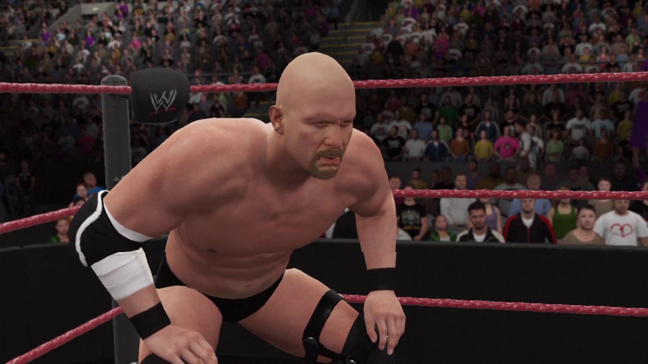 WWF 2k16 stone cold Steve Austin vs Kane WWF Championship match - YouTube