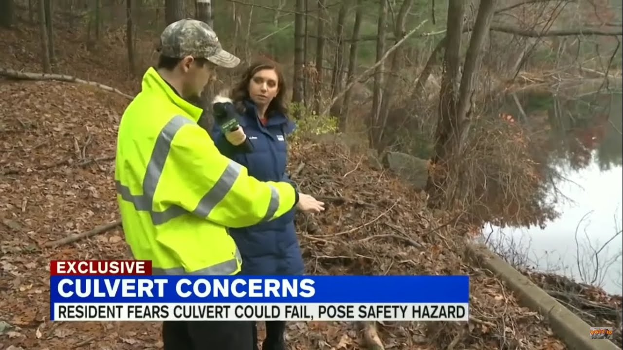 Lake drain Culvert news story - YouTube