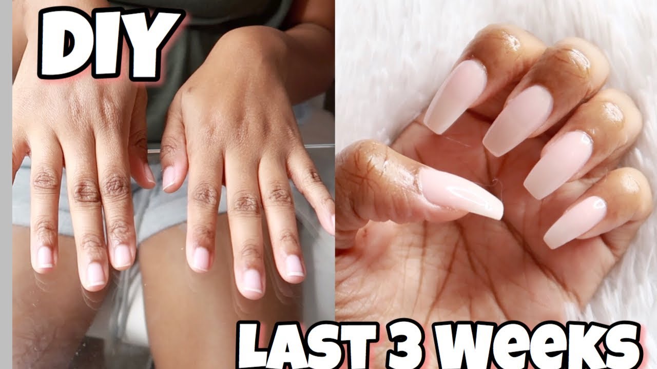 How To Do Your Own Nails At Home (LAST 3 WEEKS) - YouTube